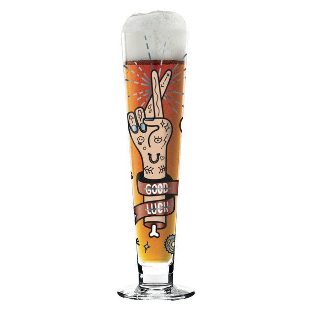 Ritzenhoff - Black Label Beer Glass - Good Luck – OPUS Design